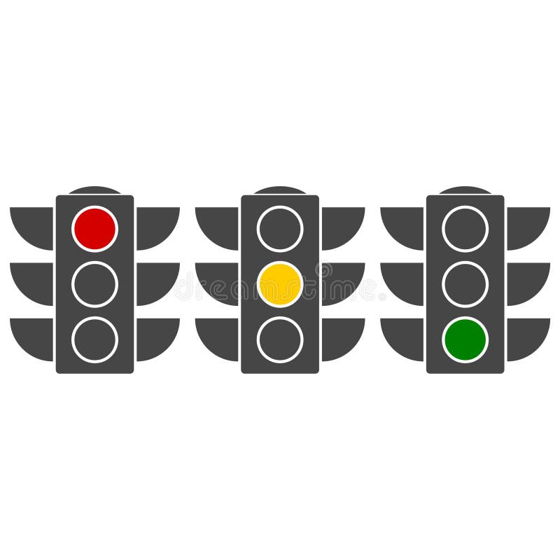 Vector image traffic light stock vector. Illustration of isolated ... Vector image traffic light stock vector. Illustration of isolated ...