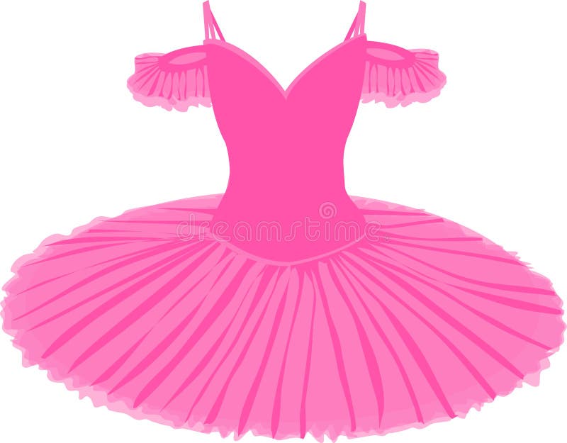 Vector Image of a Tutu in Pink Stock Vector - Illustration of garment ...
