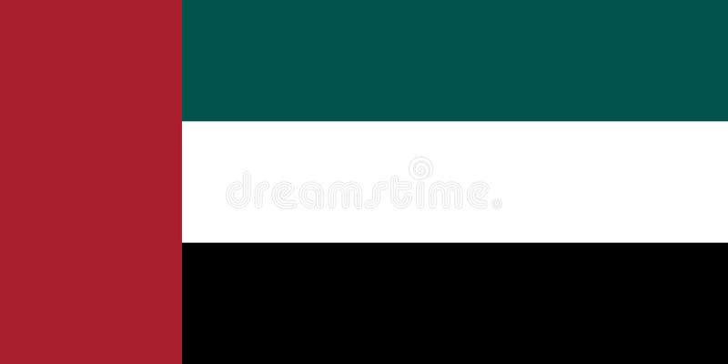 Vector Image for the UAE Flag. Based on the Official and Exact UAE Flag ...