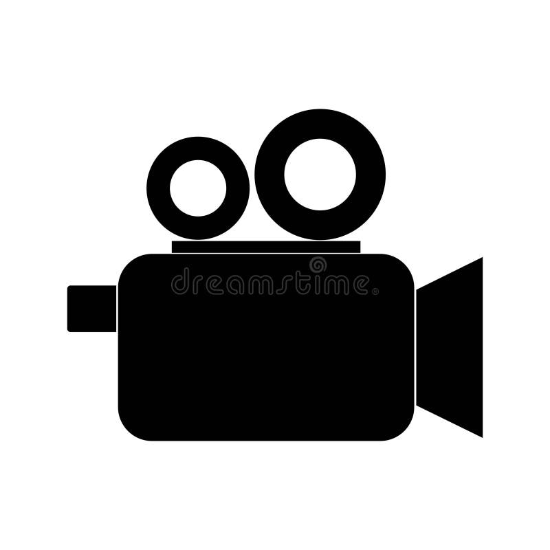 Vector Image of a Video Recording Camera, this Vector Can Be Used for ...