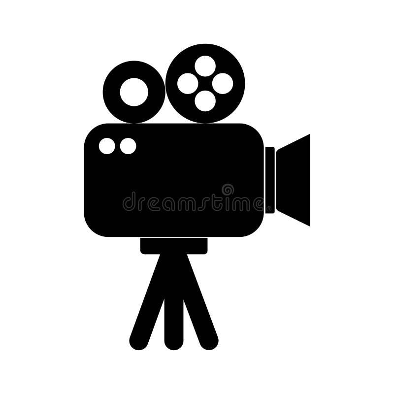 Vector Image of a Video Recording Camera, this Vector Can Be Used for ...