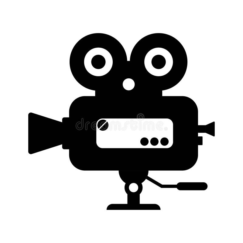 Vector Image of a Video Recording Camera, this Vector Can Be Used for ...