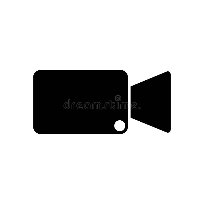Vector Image of a Video Recording Camera, this Vector Can Be Used for ...