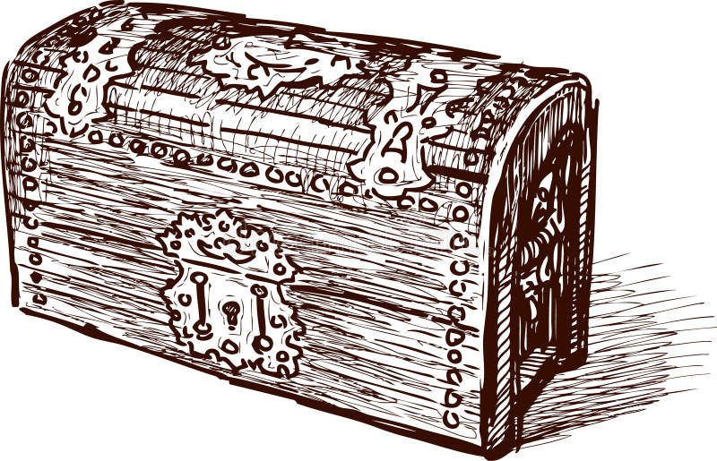 Old chest stock vector. Illustration of century, vintage - 30326640