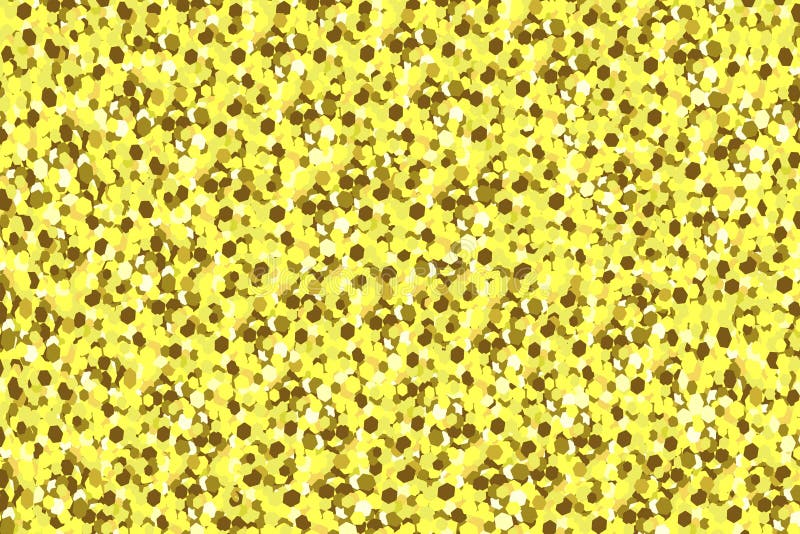 Vector Image of a Yellow Background. Golden Shiny Dot Texture. Stock ...