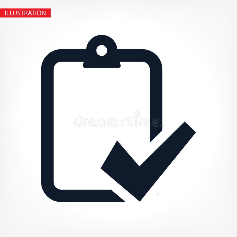 Modern Clipboard Line Vector Icon. Premium Pictogram Isolated on a ...