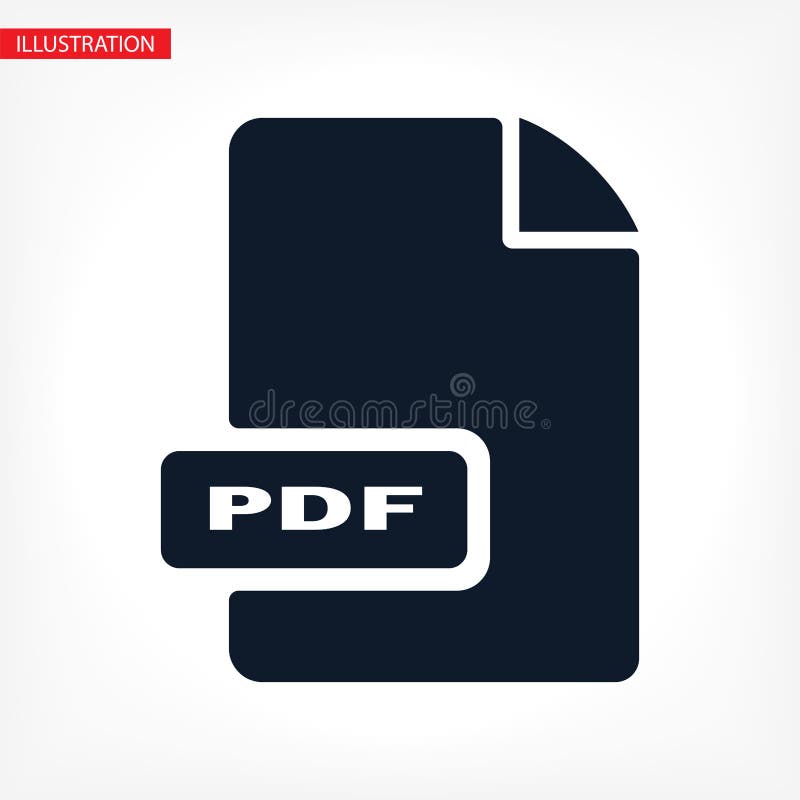 PDF File Vector Icon 10 Eps Icon. File for Computer Icon. Vector Icon ...