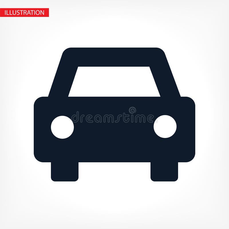PLain Car Silhouette Vector Icon. Driving Logo. Vector Icon Image of ... PLain Car Silhouette Vector Icon. Driving Logo. Vector Icon Image of ...