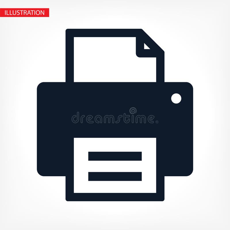 Printer . Printer Icon . Printer Vector . Printer Flat Design JPG ...