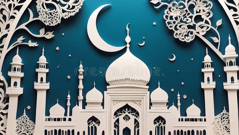 Vector Images for Muharram Mosque Stock Illustration - Illustration of ...