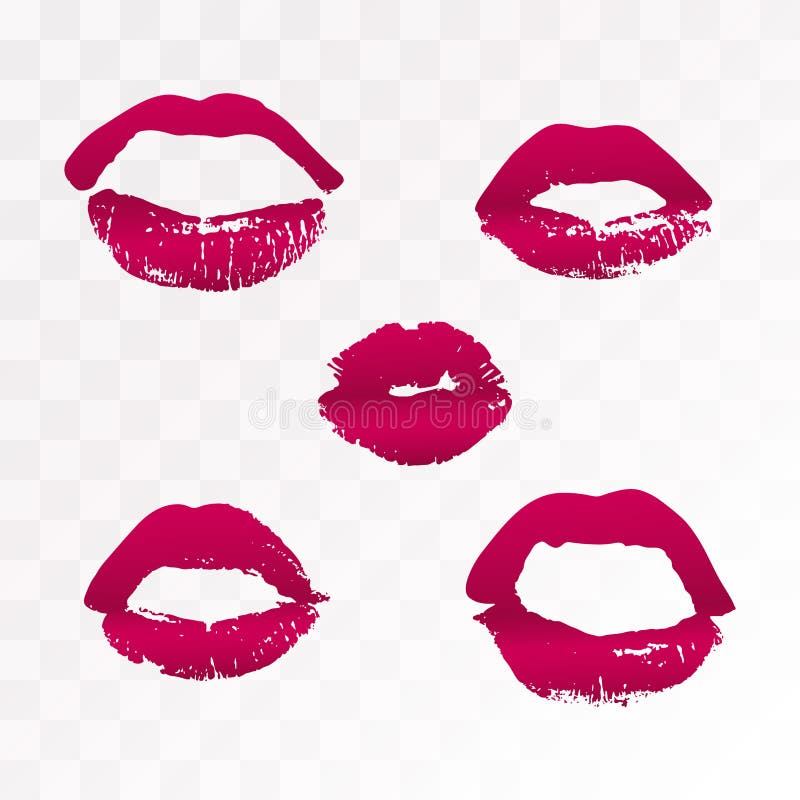 Different Lip Shapes Stock Illustrations – 191 Different Lip Shapes ...