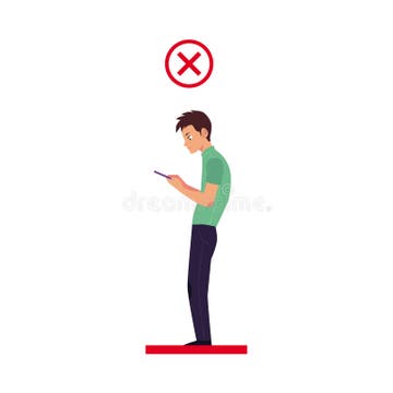 Bad Posture Phone Stock Illustrations – 178 Bad Posture Phone Stock ...