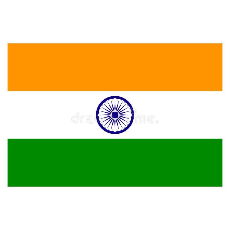 Vector India Flag. National India Flag Illustration Stock Vector ...