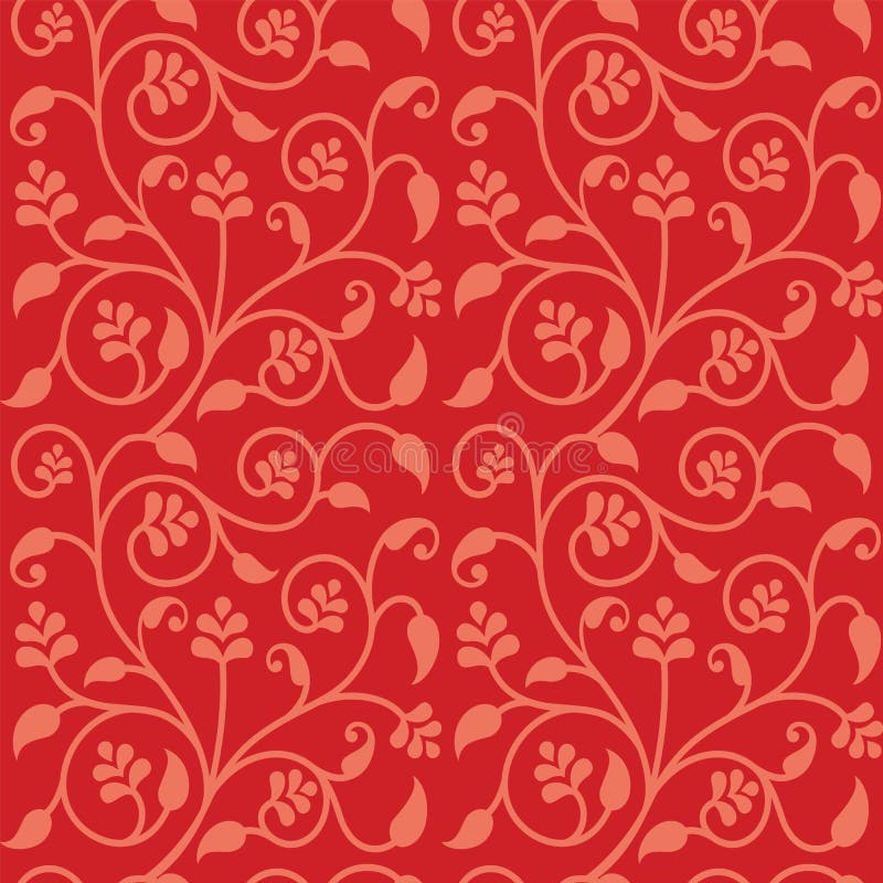 Vector Indian Floral Bail Seamless Pattern Digital Textile Print. Stock ...
