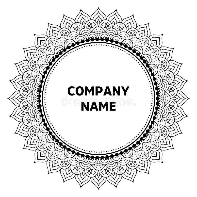 Vector Indian Mandala Oriental Template Stock Illustration - Illustration of round, mystical ...