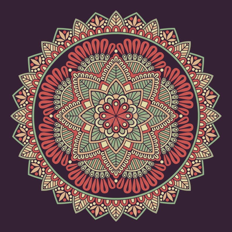 Mandala core stock vector. Illustration of blue, energy - 31712853