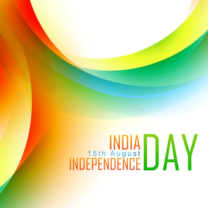 Vector Indisch vlagontwerp vector illustratie. Illustration of creatief ...