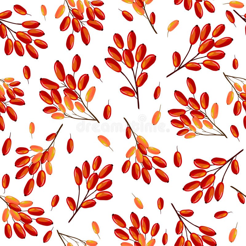 Vector Infinite Pattern with Leaves Stock Illustration - Illustration ...