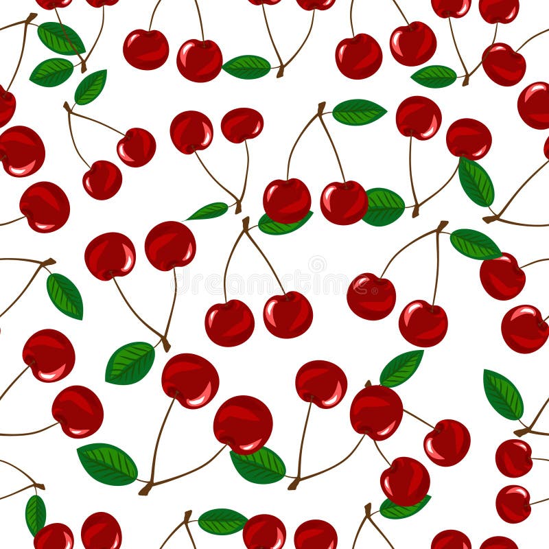 Vector Infinite Pattern with Leaves Stock Illustration - Illustration ...