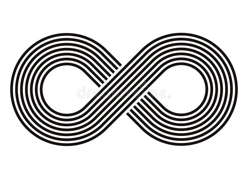 Vector Infinity Symbol for Covers, Wall Decor, Stickers, Packaging ...