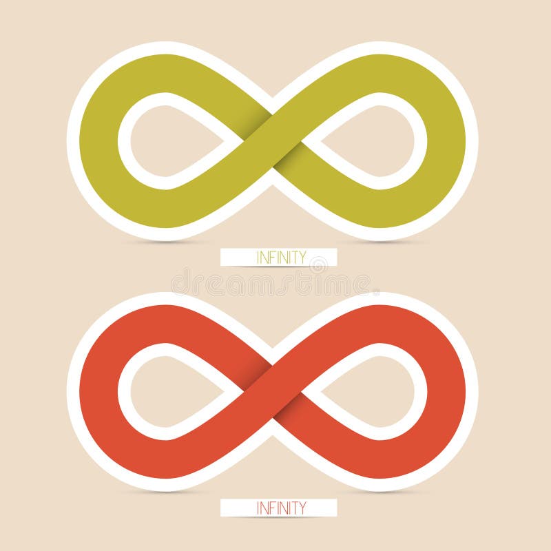 Infinity symbols stock vector. Illustration of symbol - 85071381