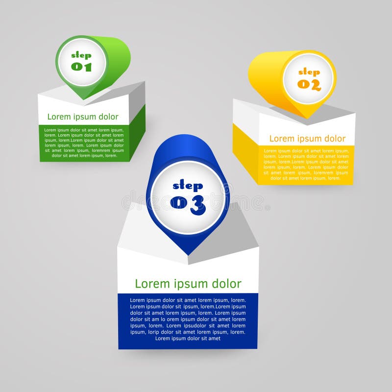 Vector Infographic Background Stock Vector - Illustration of yellow ...