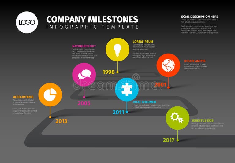 Infographic Timeline Template Pointers Photos Stock Illustrations – 557 ...