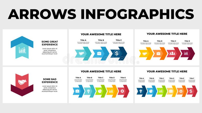 Arrows Vector Infographic. Presentation Slide Template. Chart Diagram ...