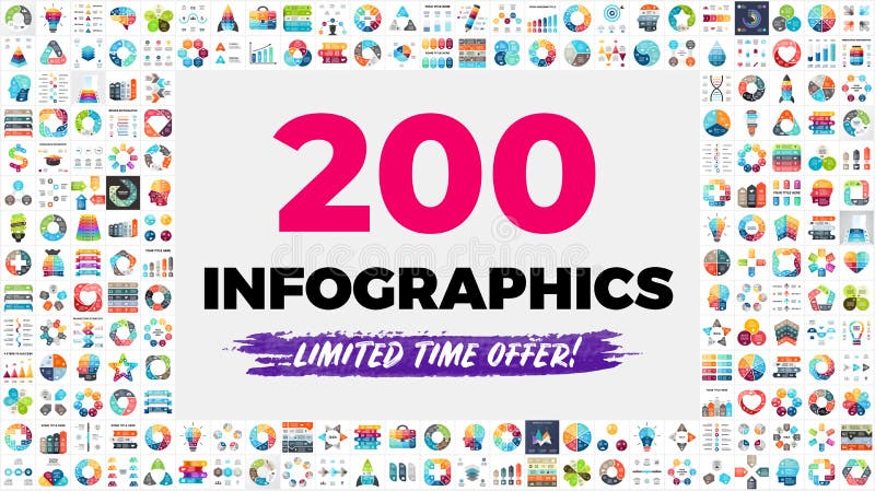 The Biggest Infographics Bundle Ever - Includes 200 Presentation ...