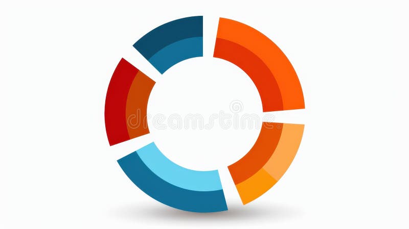This Vector Infographic Features a Circular Cycle Diagram with Five ...