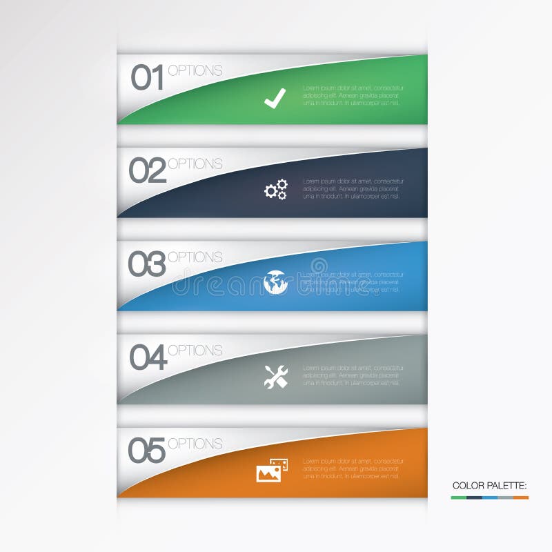 Vector Infographic Chart Elements To Business Data Visualization Stock ...