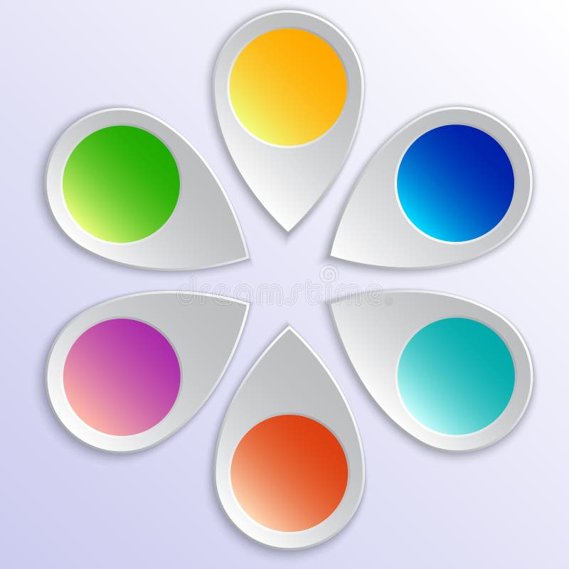 Colorful hexagon logo stock vector. Illustration of creativity - 35437541