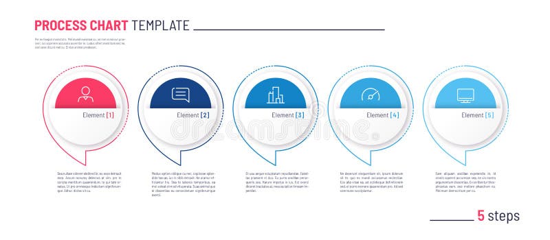 Five Steps Infographic Process Chart with Circular Arrows. Stock Vector ... Five Steps Infographic Process Chart with Circular Arrows. Stock Vector ...