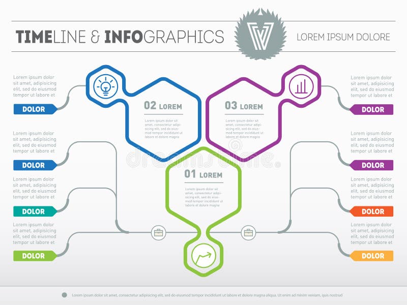 Vector Infographic of Technology or Education Process. Business Stock ...