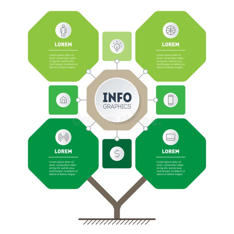 Infographic Eight Points Stock Illustrations – 153 Infographic Eight ...