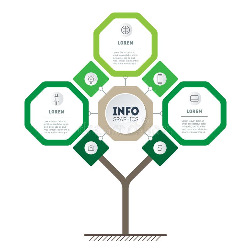 Vector Infographic of Technology or Education Process with 3 Points and ...