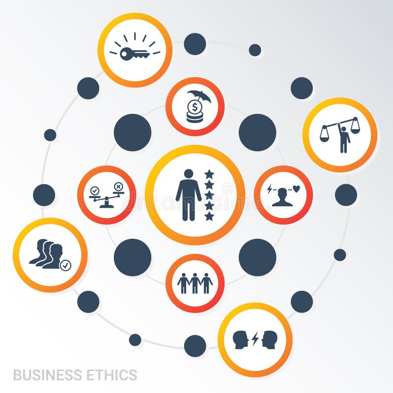 Vector Infographic Template Business Ethics Data Visualization ...