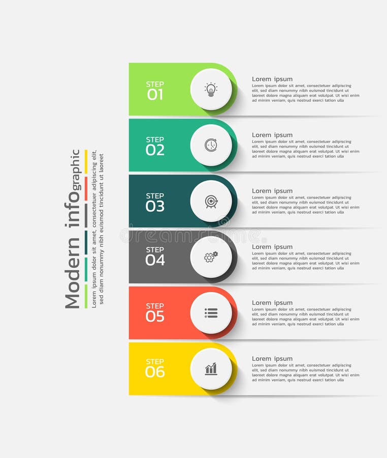 Vector Infographic Business Design Template Stock Vector - Illustration ...
