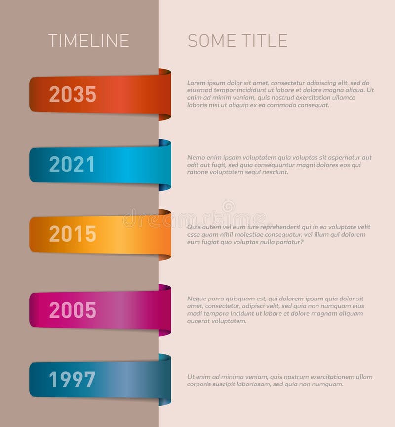 Vector Infographic Timeline Template. - Vector Stock Vector ... Vector Infographic Timeline Template. - Vector Stock Vector ...