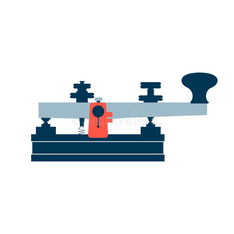 Telegraph Key stock vector. Illustration of clipart, replica - 2753485