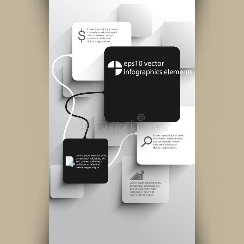 Vector Infographics Elements Background Stock Vector - Illustration of ...