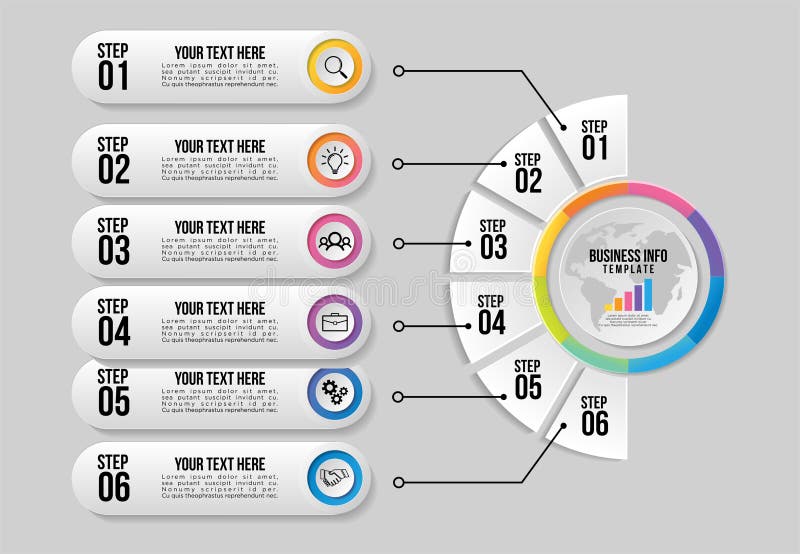Vector Infographics Elements Template Design . Business Data ...