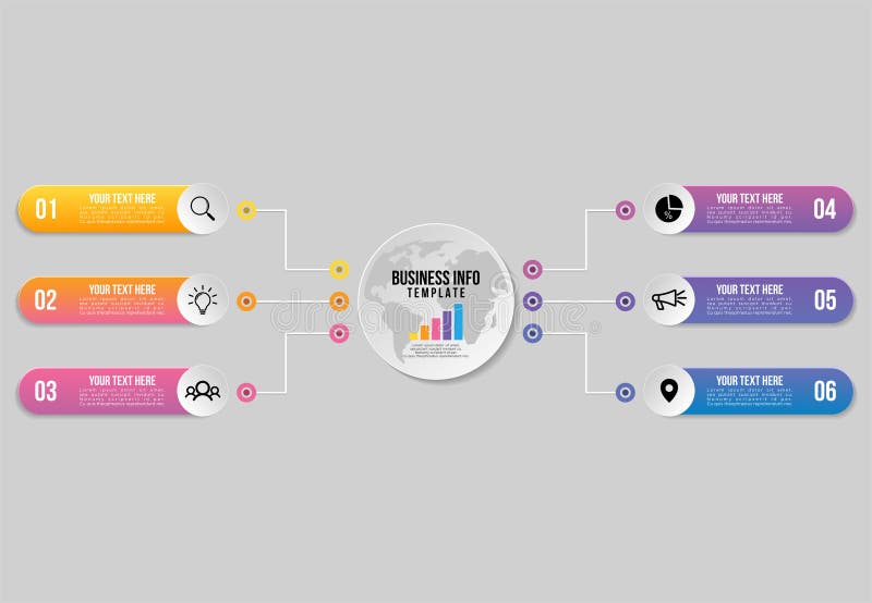 Vector Infographics Elements Template Design with Options Steps ...