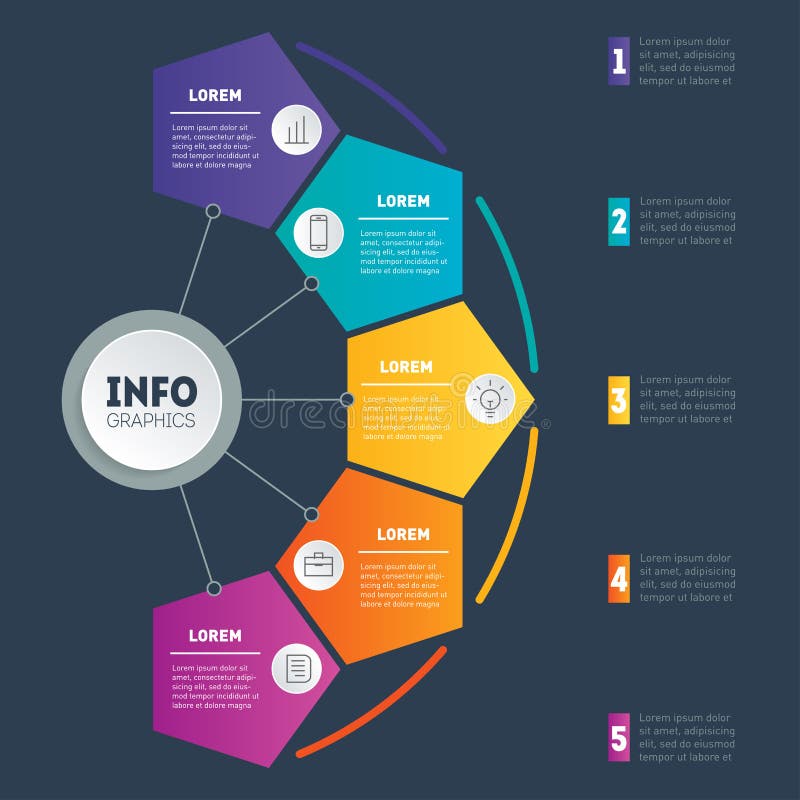 Vector Infographics or Mind Map of Technology or Education Process ...