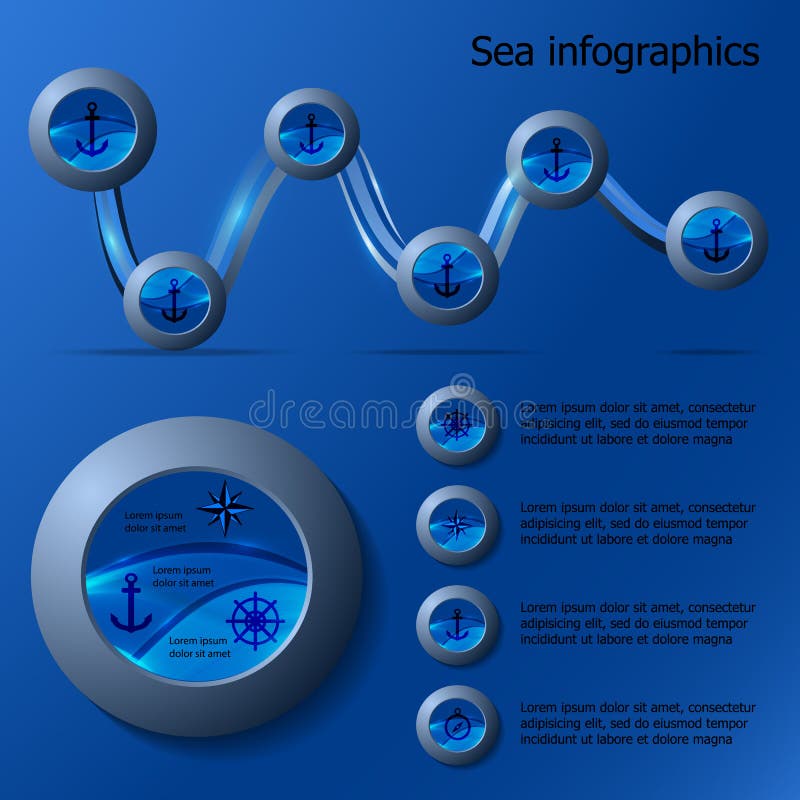 Vector infographics stock vector. Illustration of cruise - 60015387