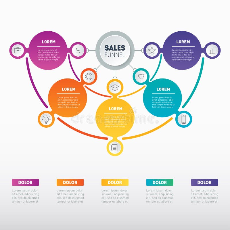 Vector Infographics of Technology or Education Process. Business Stock ...