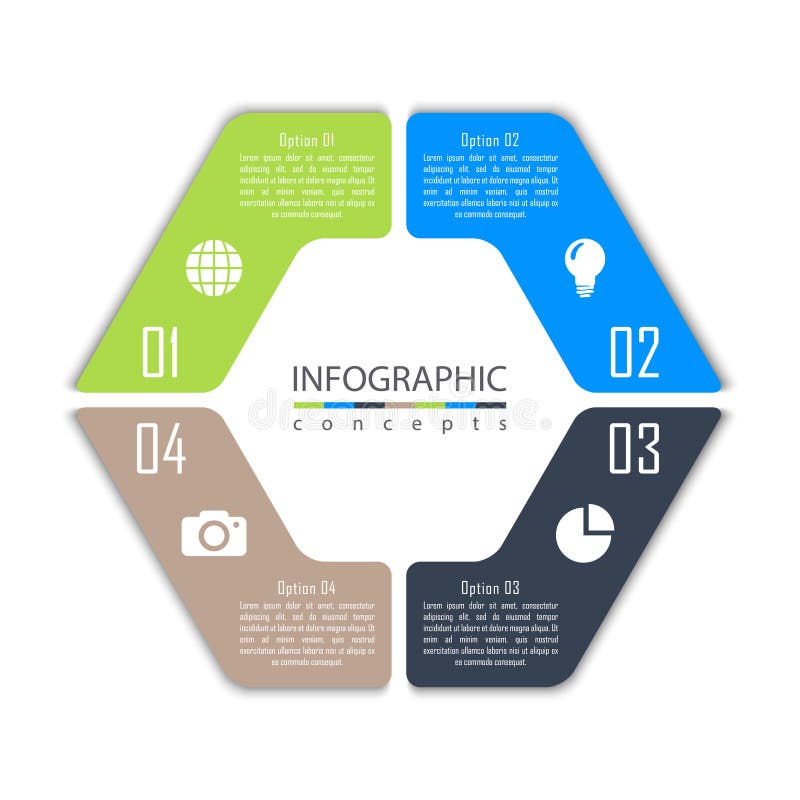 Vector Infographics Template Stock Vector - Illustration of finance ...