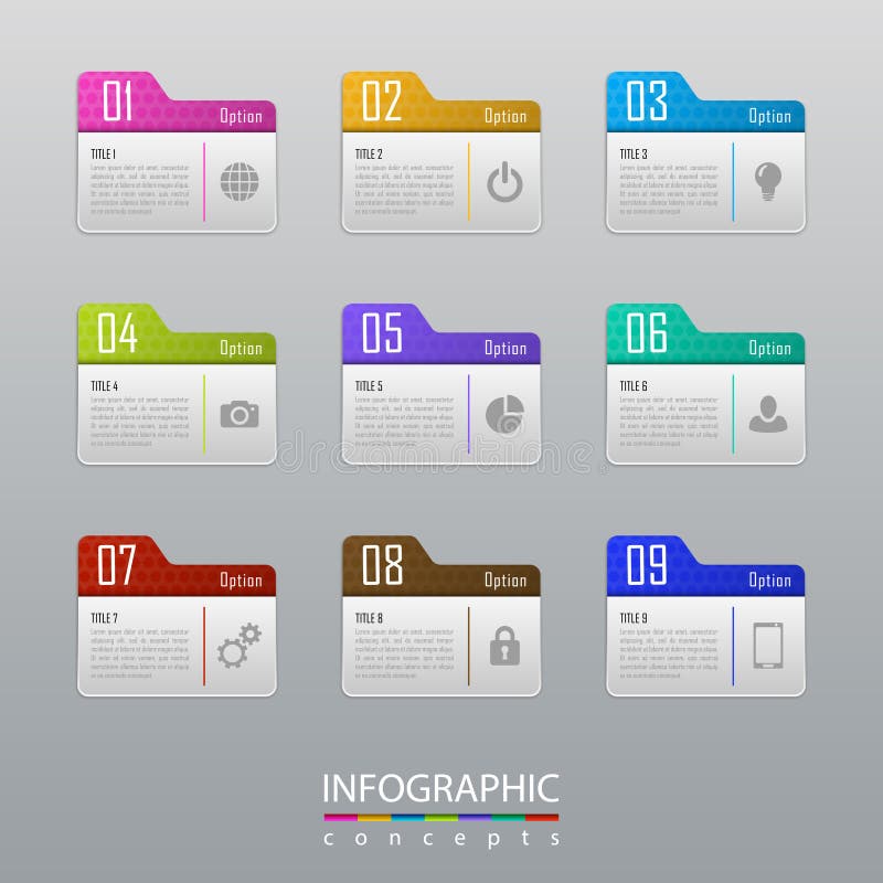 Vector Infographics Template Stock Vector - Illustration of information ...