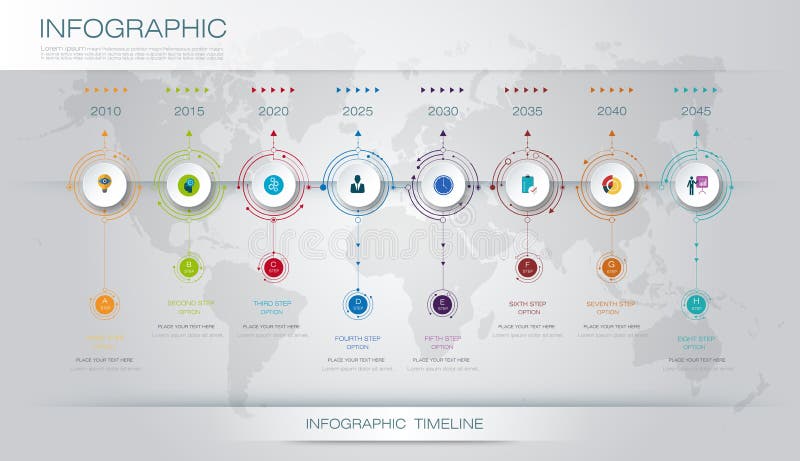 Vector Infographics Timeline Design Template Stock Vector ...