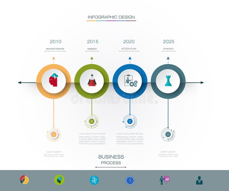 Vector Infographics Timeline Design Template Stock Vector ...